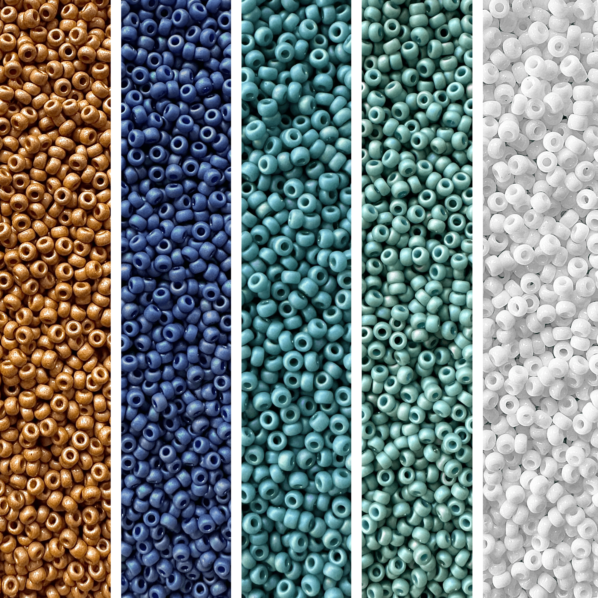 Ocean 11/0 Miyuki Round Seed Bead Color Combo