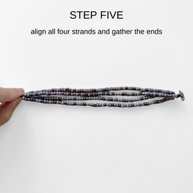 4-Strand Beaded Bracelet Tutorial | The Bead Mix