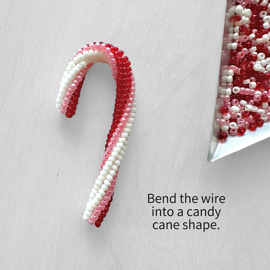 Free Candy Cane Beading Tutorial | The Bead Mix