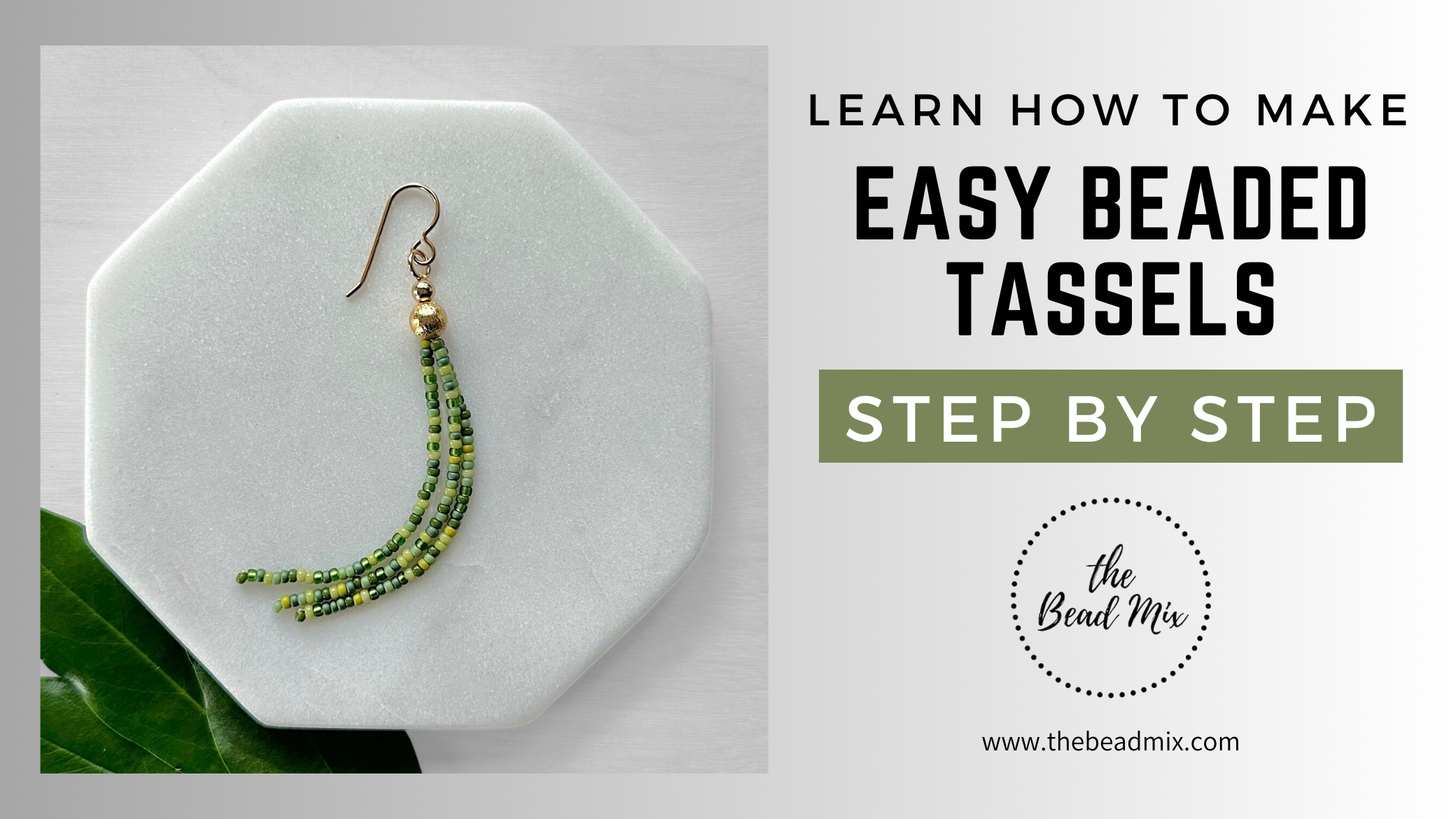 Easy Beaded Tassels Free Beading Tutorial | The Bead Mix