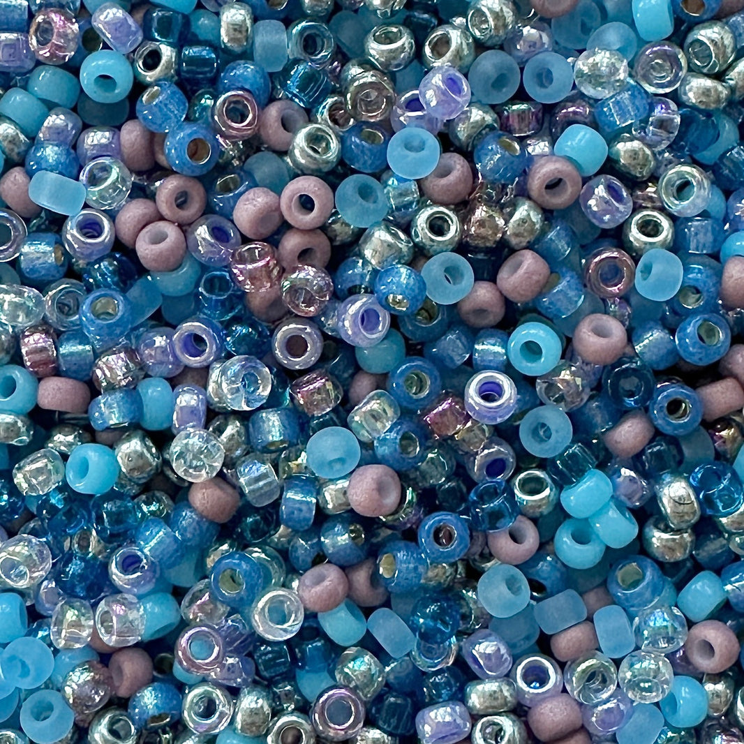 Sunset Wire-wrapped Beaded Hoop Pattern | The Bead Mix