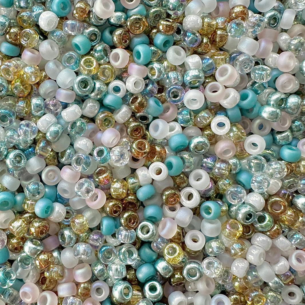 Flat Stitch Patchwork Quilt Earrings Free Beading Pattern | The Bead Mix
