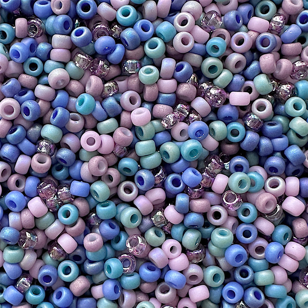 Sunset Wire-wrapped Beaded Hoop Pattern | The Bead Mix